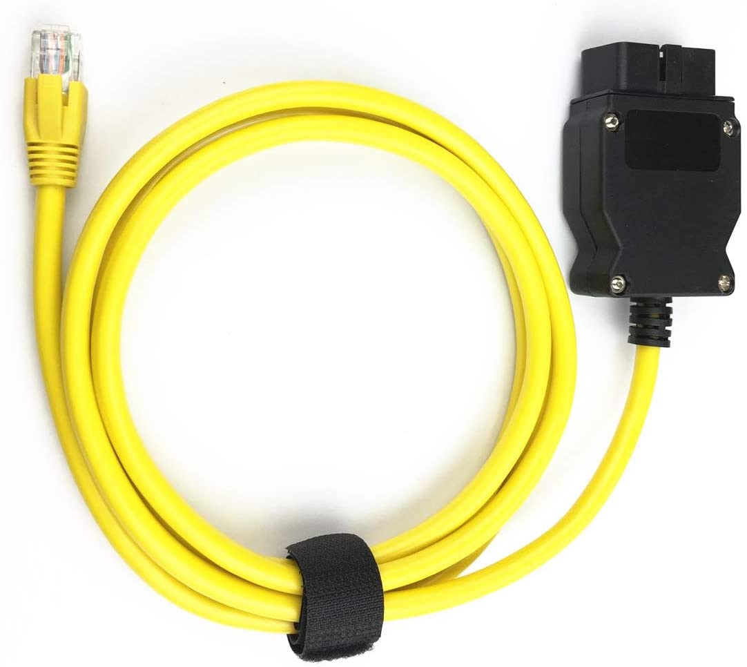 16pin OBD2 OBD II to RJ 45 ENET Diagnostic Cable Ethernet Connector ...