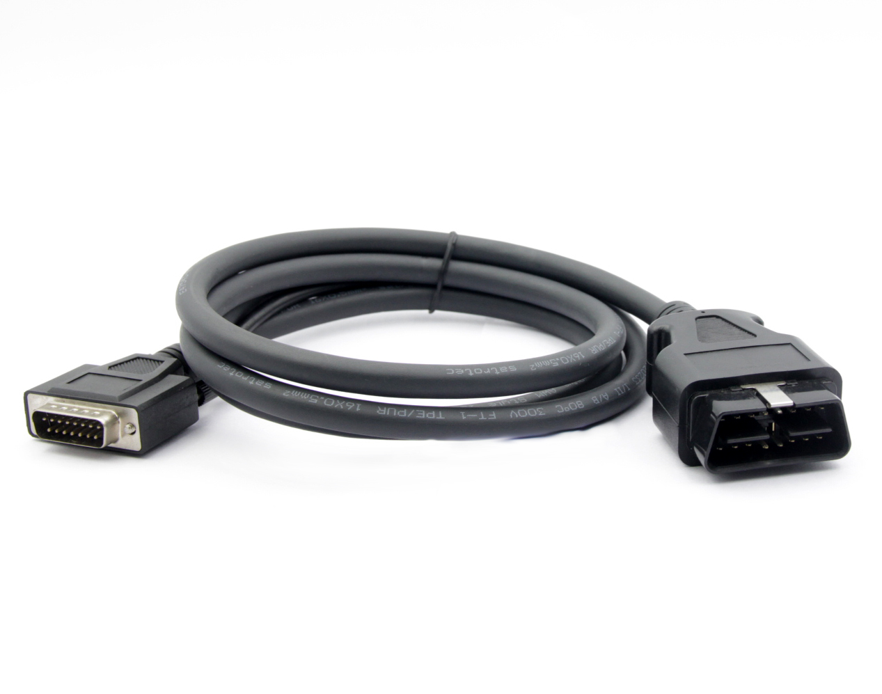 OBDII 16pin J1962 male to DB 15 male cable